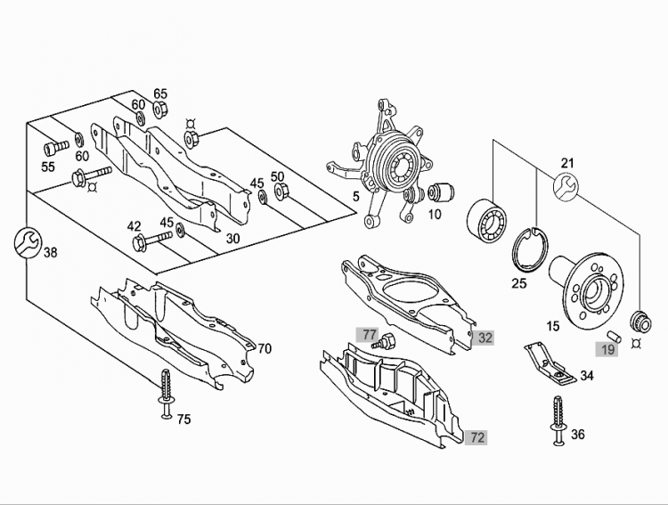Rear axle - W220 S-Class Encyclopedia